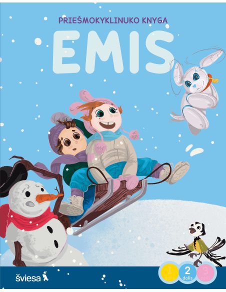 Emis. Žiemos džiaugsmai. Priešmokyklinuko knyga, 2 dalis - ugdymui.lt